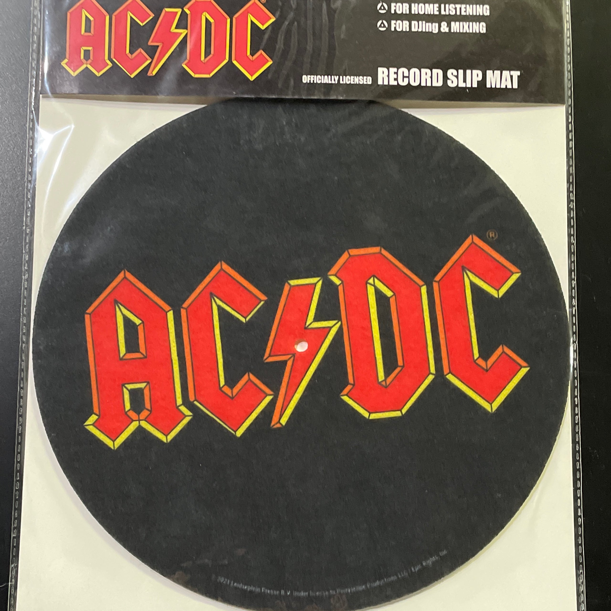 AC/DC Record Slip Mat | First Day Vinyl
